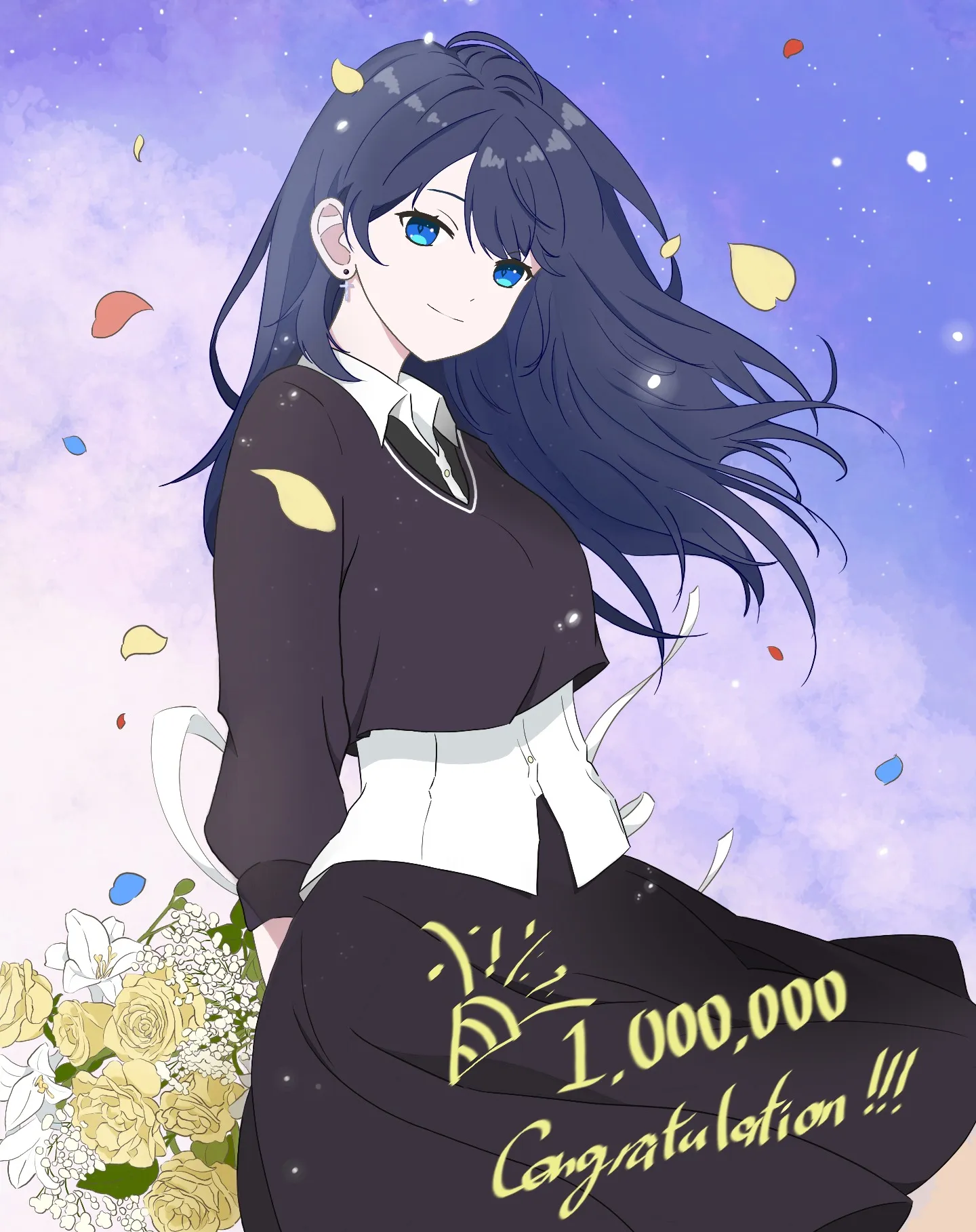 第104話： 完結記念：イラスト集🖼️（新人さん、くろのわと仲が良すぎる件）｜無料スマホ夢小説ならプリ小説 byGMO