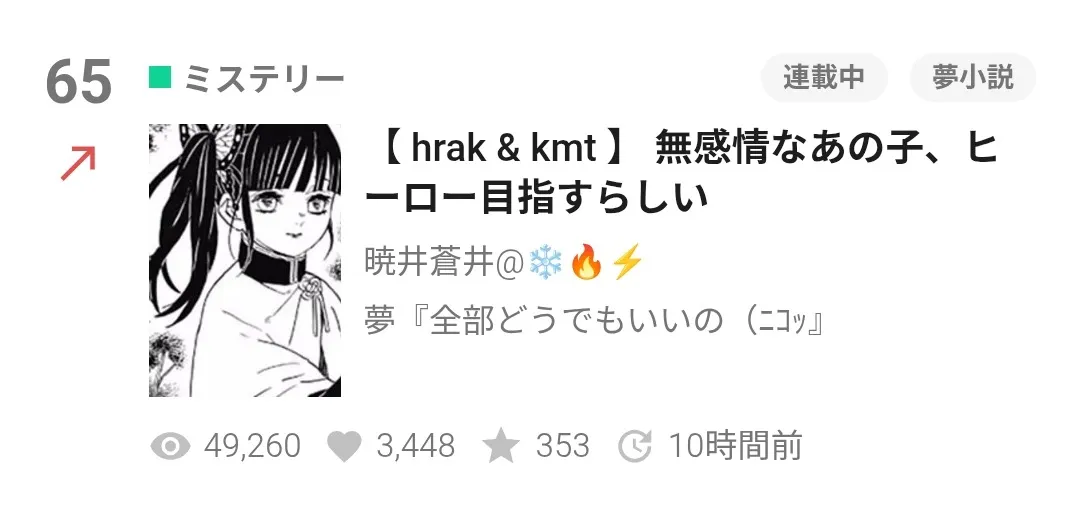 第57話：第56話 最悪（ 【 hrak & kmt 】 無感情なあの子、ヒーロー目指すらしい）｜無料スマホ夢小説ならプリ小説 byGMO