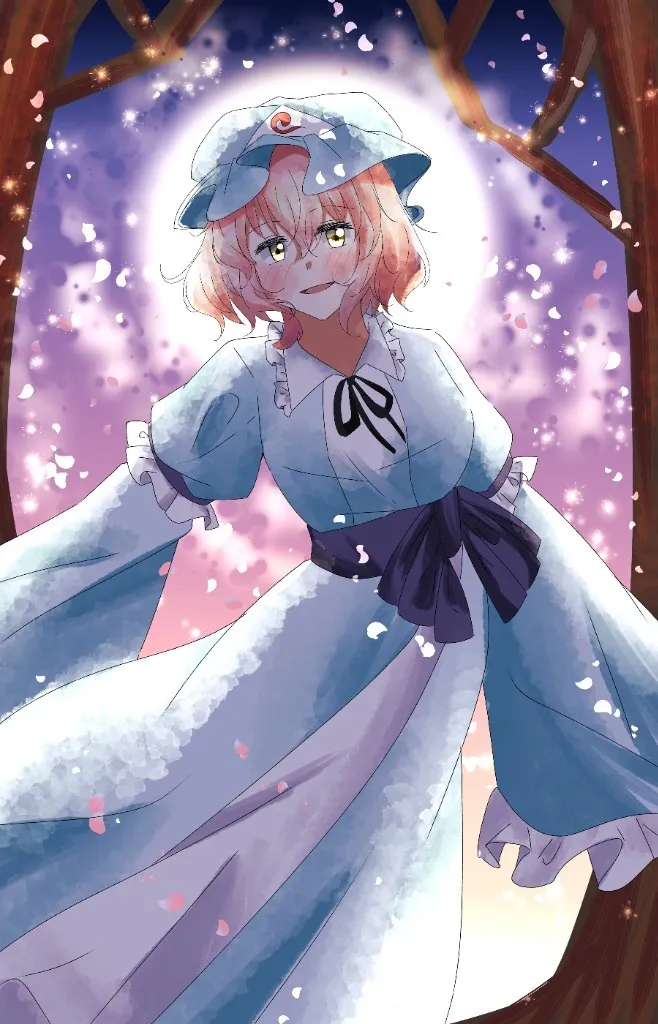 第37話：西行寺幽々子（雑多イラスト部屋です🌿）｜無料スマホ夢小説ならプリ小説 byGMO